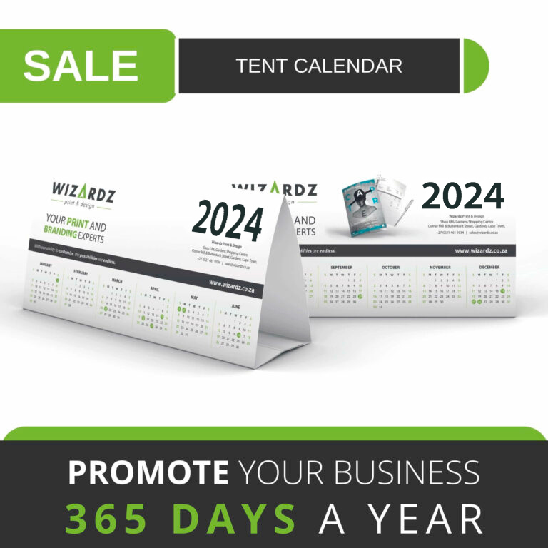 Calendar Promo 2024 - Wizardz Print & Design Cape Town